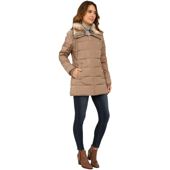 Michael Kors | Jackets & Coats | Michael Kors Mk Channel Quilt Down ...